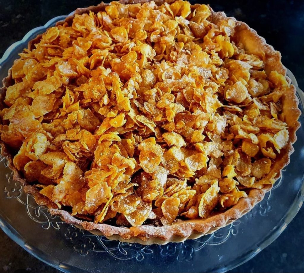 Cornflake Jam Tart Recipe - cooking art
