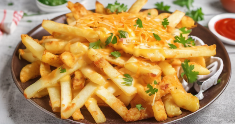 Delicious Cheese Fries: Mastering the Art of Making Cheese Fries from ...