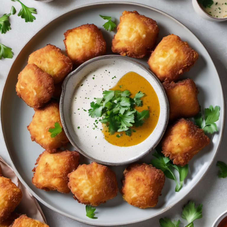 Irresistible Vegetable Cheese Beignets Recipe | Cooking Art