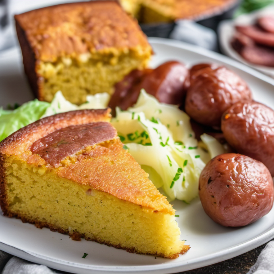 Old Family Recipe for Making Moist Cornbread with Mayonnaise - cooking art