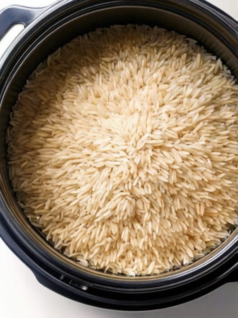 Heavenly Slow Cooker Rice Recipe - cooking art