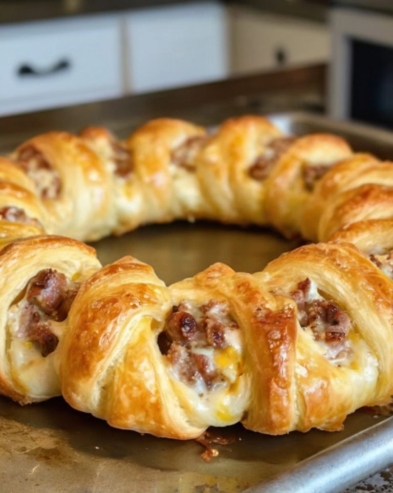 The Ultimate Holiday Crescent Ring - cooking art