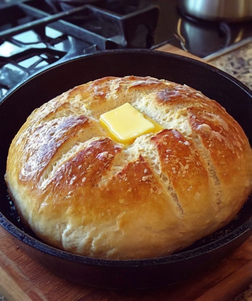 Baked Bread Without an Oven - cooking art