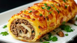 Ground Beef Tortilla Wraps Recipe - cooking art