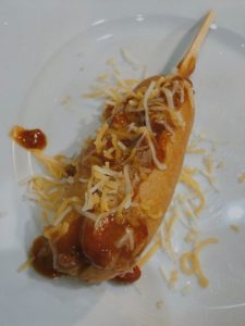 Chili Cheese Corn Dog - cooking art
