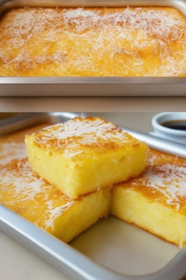 Moist Coconut Puff-Puff Cake - cooking art