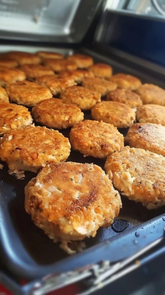 Crispy Southern Salmon Fritters - cooking art