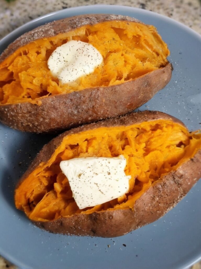 Microwave Sweet Potato (Perfectly Tender in Minutes) - cooking art