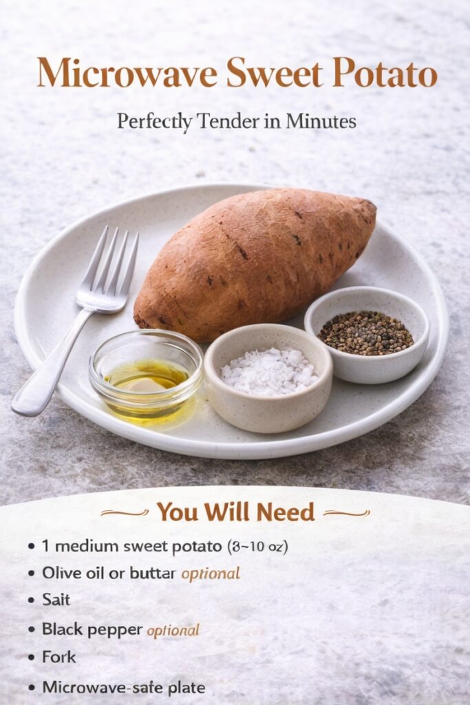 Microwave Sweet Potato (Perfectly Tender in Minutes) - cooking art