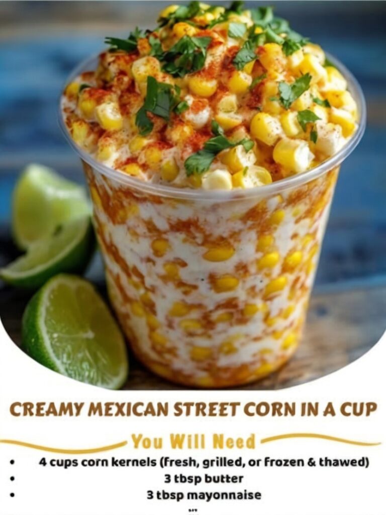 Creamy Mexican Street Corn Cups - cooking art