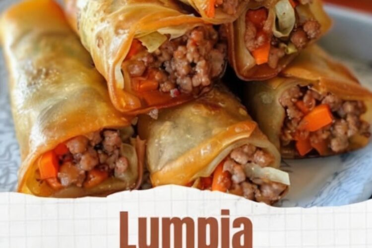 Filipino Pork Lumpia - cooking art