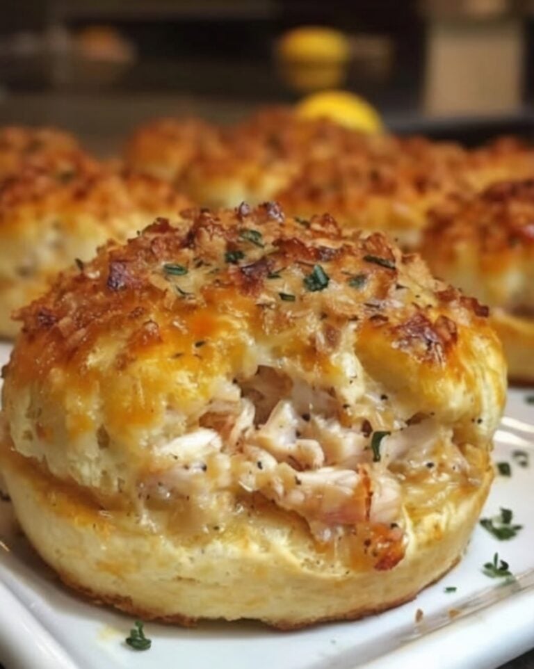Stuffed Cheddar Bay Crab Biscuits - cooking art